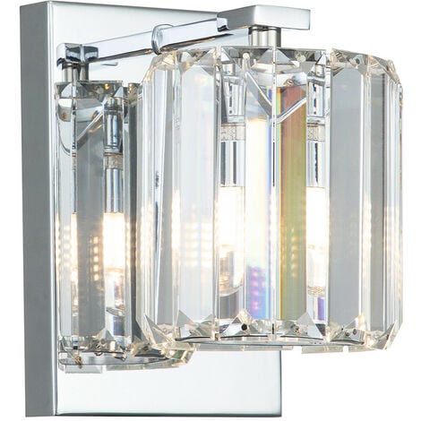 Elstead Quoizel Divine Wall Lamp Polished Chrome, IP44