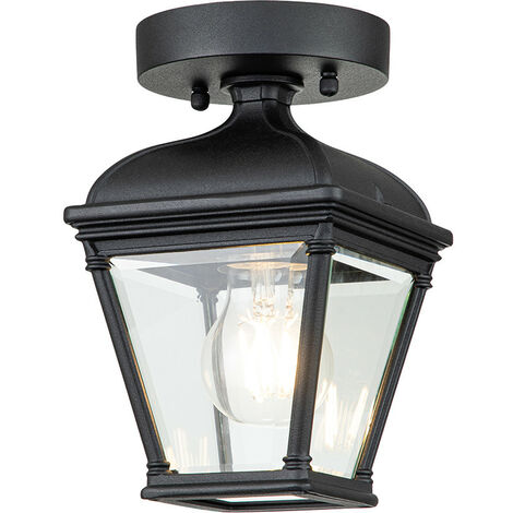 Elstead Bayview Outdoor Surface Mounted Downlight Black, IP44