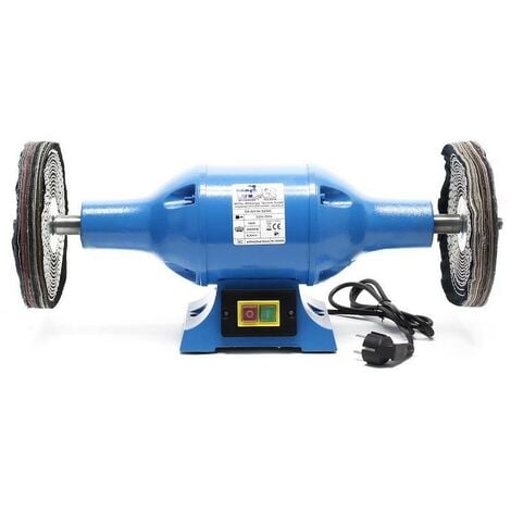 Polisseuse Machine à polir de 750W avec deux disques de polissage durs ...