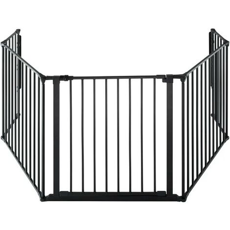 Barrière de Protection pour Poêles à Bois et Cheminées. Ouverture droite