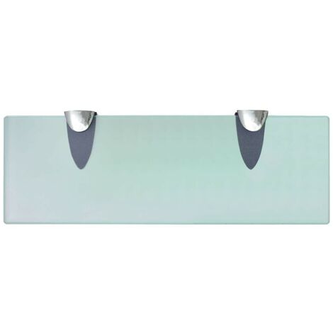 Étagère murale en verre 30 cm design transparent pour salon et bureau ...