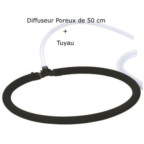 Diffuseur D'Air Poreux 50 cm Pour Bassins De Jardin + Tuyau