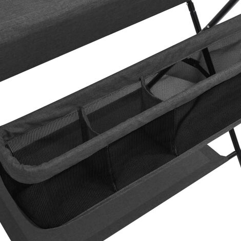 Table à langer gain de place grise anthracite pour petite chambre bébé ...