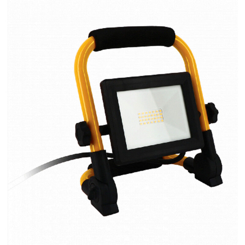 Foco LED con cable 20W, 1600 lúmenes, cable de 1,5M, chasis de tubo redondo