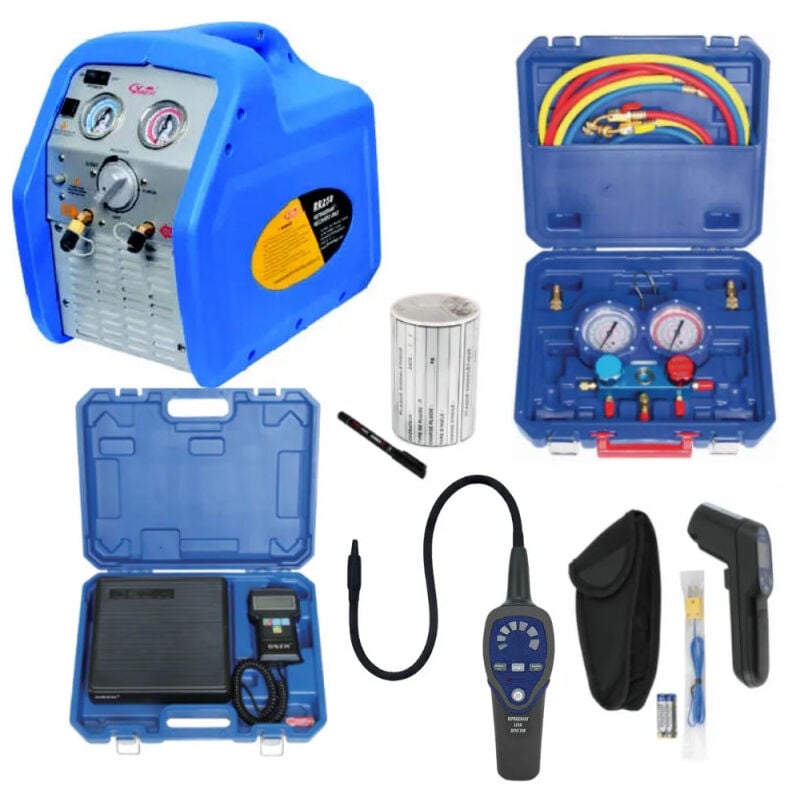 Kit de herramientas de refrigeración, compatible con todos los fluidos ...