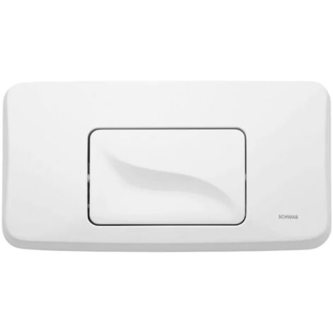 Panel de control mural blanco GALA para WC monoclase