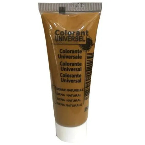 Tinte universal, tubo de 25 ml, Siena natural.