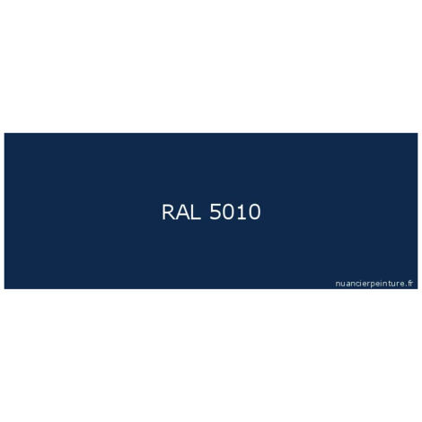 Pintura brillante en aerosol 400ml, azul genciana, RAL 5010