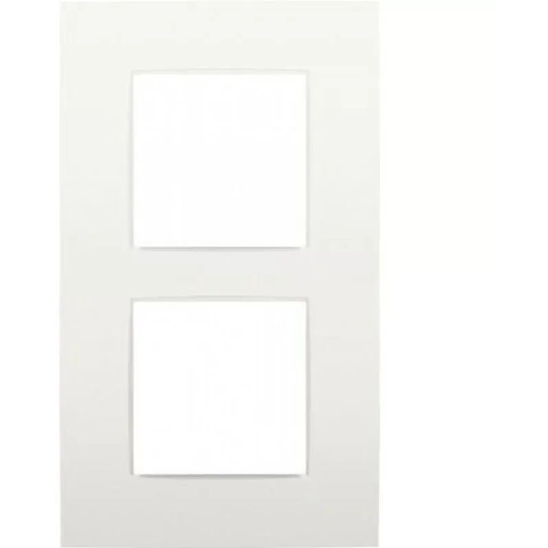 NIKO 120-76200 Plaque double de recouvrement verticale, entraxe 60mm ...