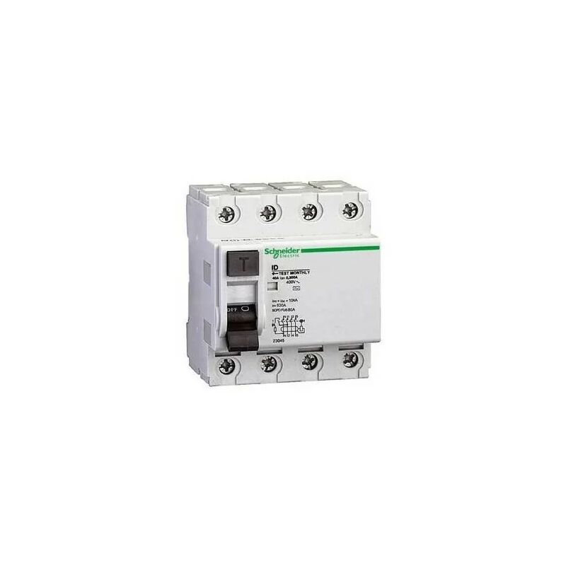 Schneider 23196 Interrupteur différentiel 400V 4P 40A 30mA