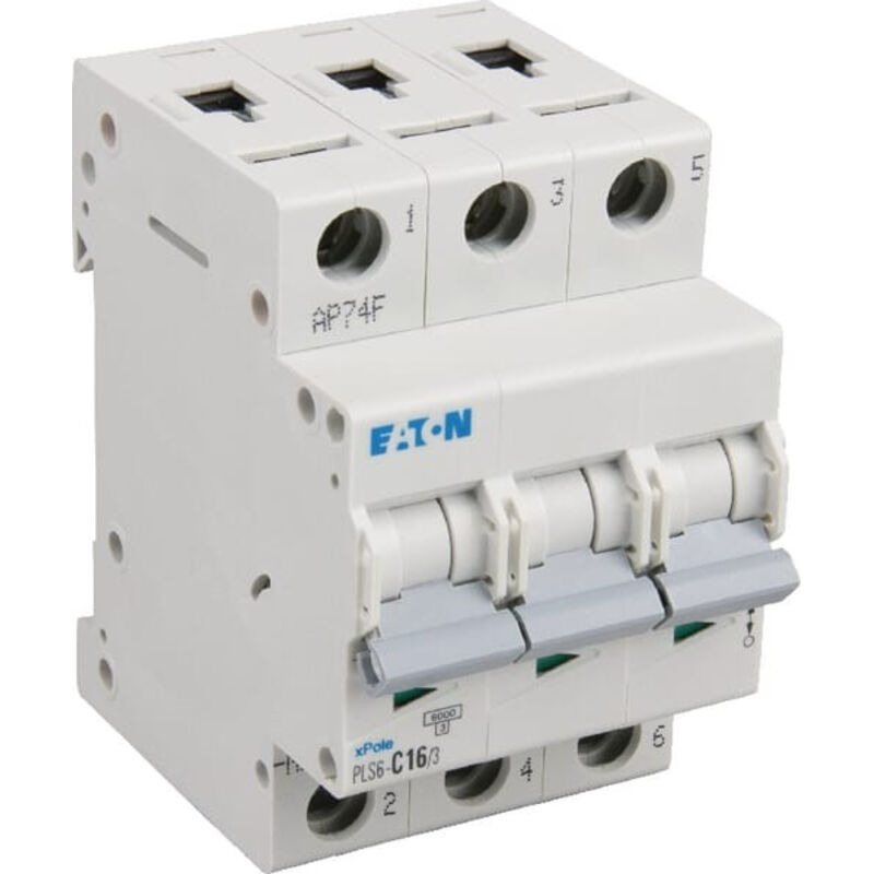 Moeller PLS6-C16/3-MW - 242949 Disjoncteur 16A - C - 6kA - 3poles