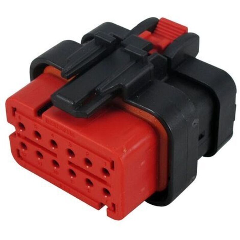 Tyco 776533-1 Connecteur automobile 12 Pos. 18-20AWG - rouge
