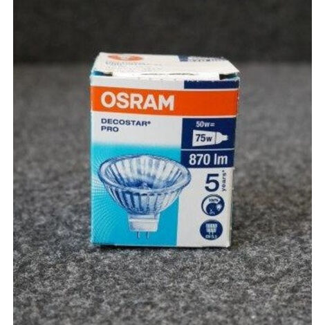 Osram 516714 Ampoule 50W GU5.3 12V 36° Decostar eco 48870 WFL