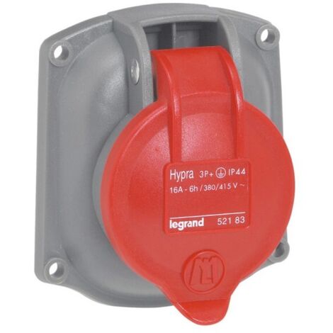 Legrand 052884 Socle tableau Hypra -IP44- 32 A - 380/415 V - 3P+N+T ...