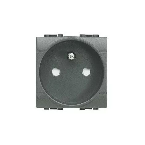 Arnould 20231 - Prise 2P+T 16A - 250V à éclipse - 2 Modules - Living