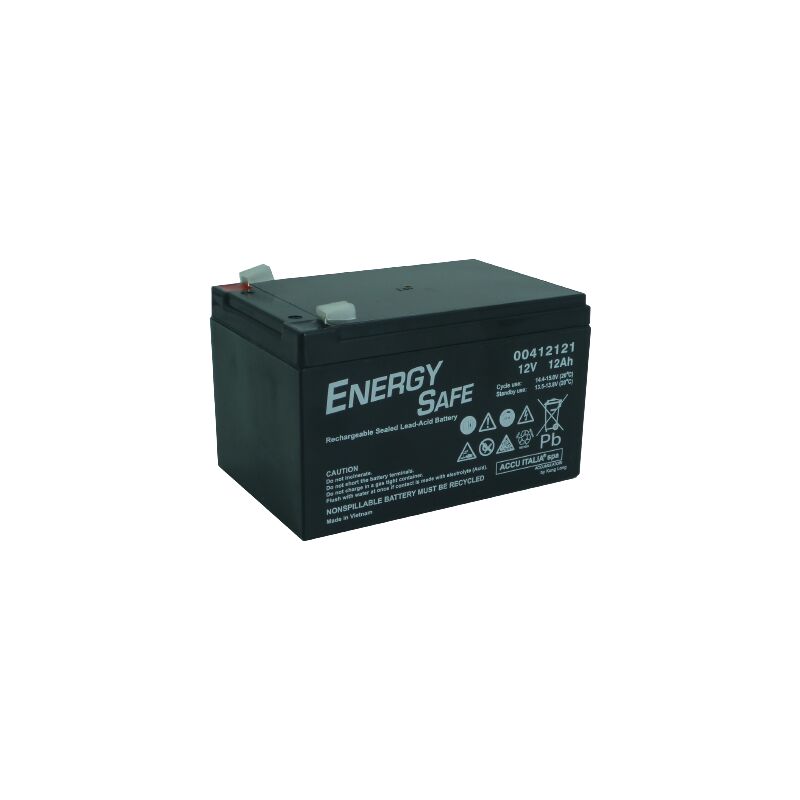 Batteria al Pb AGM VRLA serie Energy Safe 12V 12Ah C20 (F2)