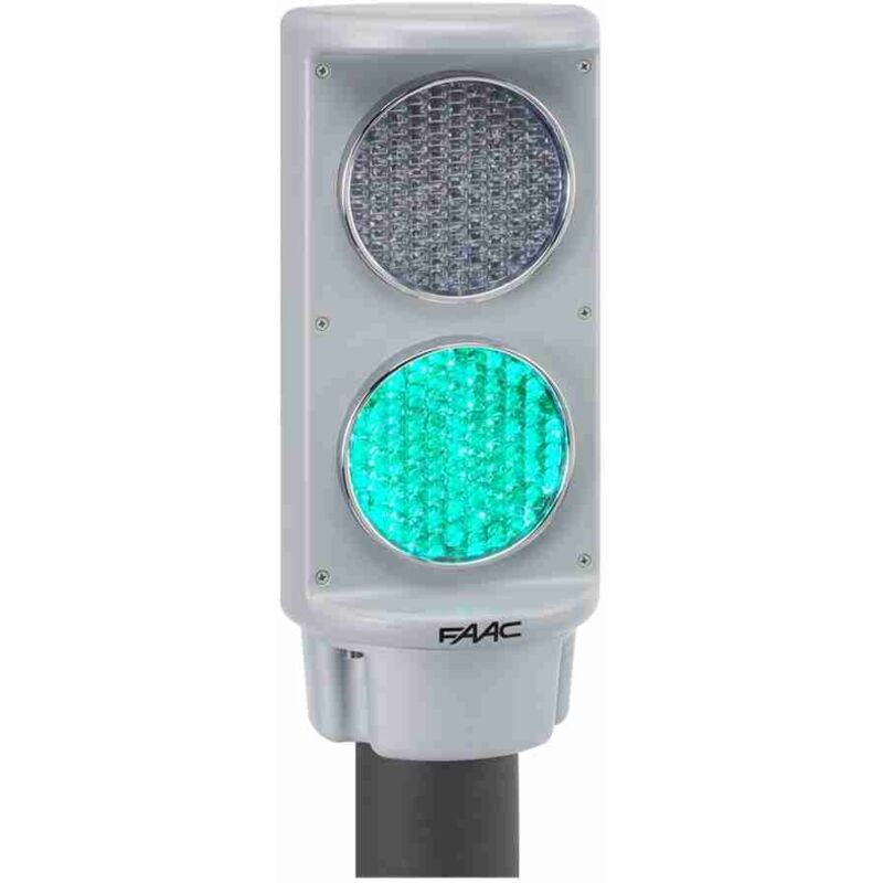 Semaforo A Due Luci A Led Faac 3177 Automazione Automatismi Originale ...