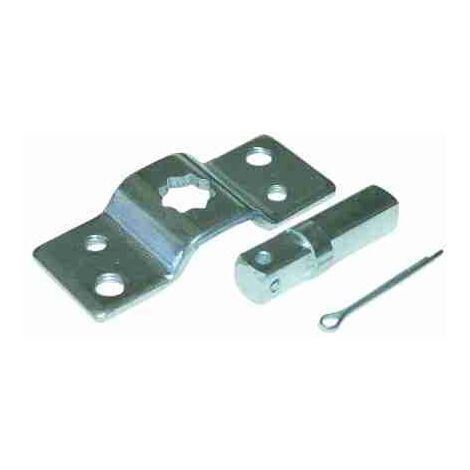 KIT SUPPORTO FORI FILETTATI + PERNO QUADRO