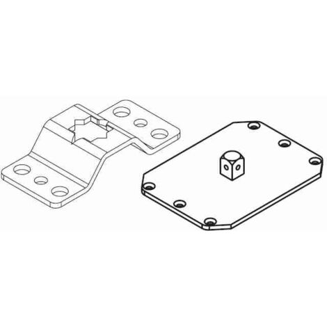 KIT SUPPORTO + PERNO QUADRO REVOLUX 59M