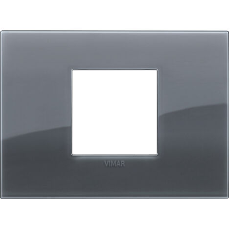 VIMAR - 19652.61 Placca Classic 2MC Reflex grigio fume