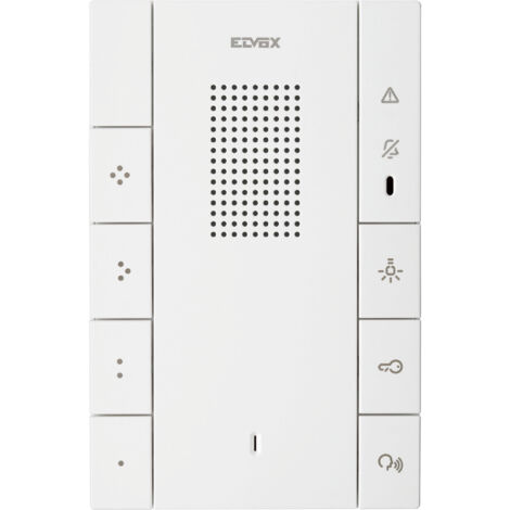 VIMAR - 40547 Citofono vivavoce 2F+ Voxie 7 puls. b.co