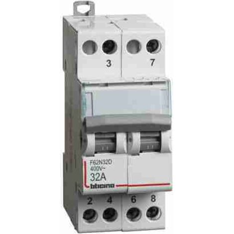BTIF62N32D deviatore 2NO/NC - 32A - 230/400V - 2 moduli DIN