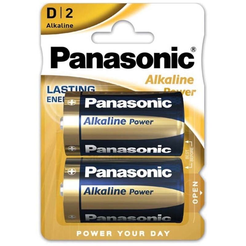 PANASONIC PILA ALCALINA LR20 D (BLISTER 2U.