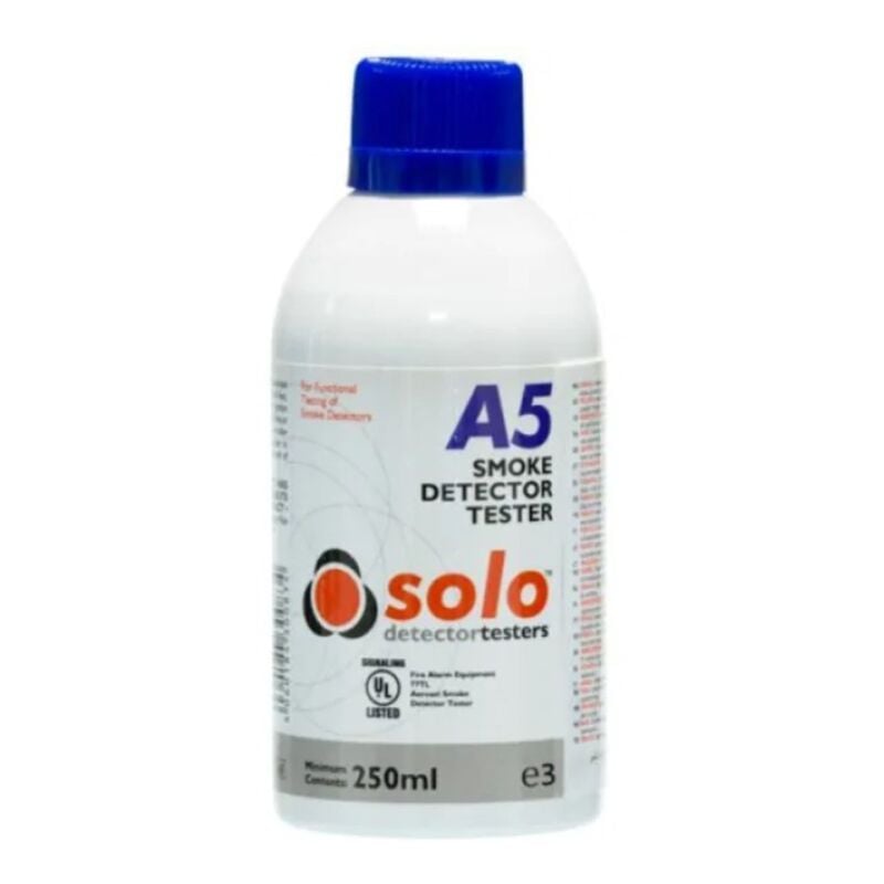 SOLO A5 SPRAY GAS ECOLOGICO INFLAMABLE COMPROBADOR DETECTORES DE HUMO ...