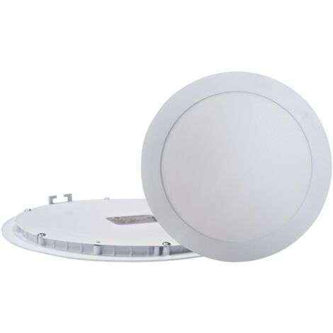 PANEL LED EMPOTRAR REDONDO 225 18W.6000K DIA BLANCO DOWNLIGHT CAJA