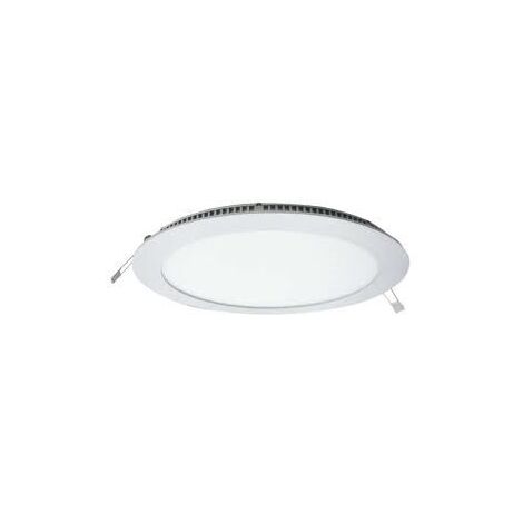 PANEL LED EMPOTRAR REDONDO 200 20W.6400K.DIA BLANCO DOWNLIGHT