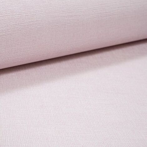 Plain Light Pink Textured Wallpaper Linen Effect Paste The Wall Quality ...