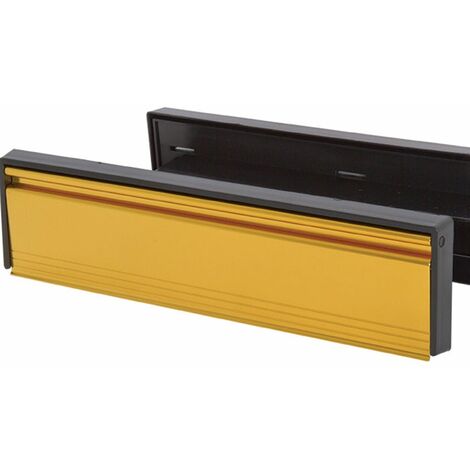 Sleeved LetterBox Internal & External Gold Plate Cover Set PVC or ...