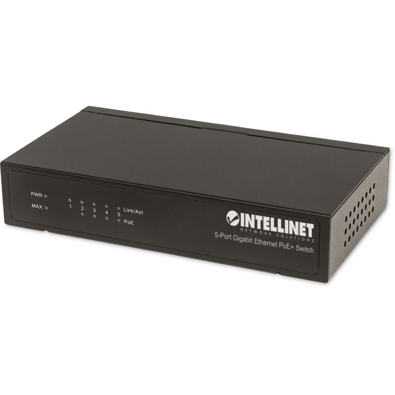 Intellinet Network Solutions Intellinet 5-Port PoE+ Gigabit Switch mit ...