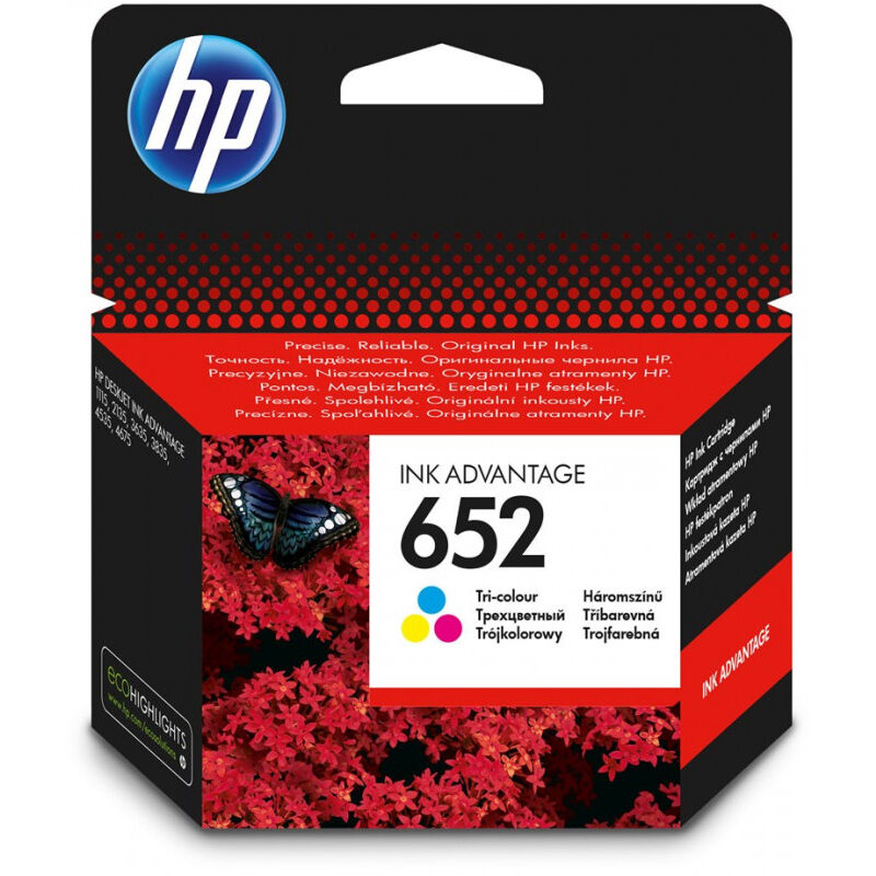 Hewlett Packard HP Ink No 652 HP652 HP 652 Color (F6V24AEBHK)
