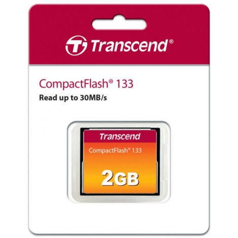 Transcend Compact Flash Card 002GB (TS2GCF133)