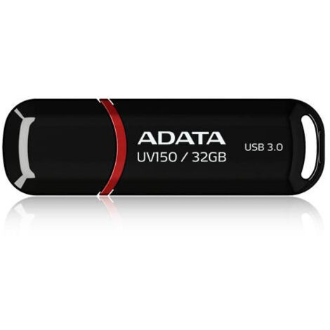 ADATA 32GB UV150 DashDrive USB 3.0 Stick schwarz (AUV150-32G-RBK)