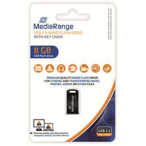 MediaRange USB-Stick 8GB USB 2.0 Nano (MR920)