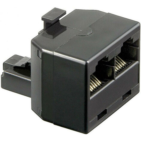 goobay ISDN-T-Adapter - RJ45-Stecker (8P8C) 2x RJ45-Buchse (8P8C) (50584)