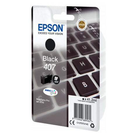 Epson Ink 407 Black Schwarz (C13T07U140) (C13T07U140)