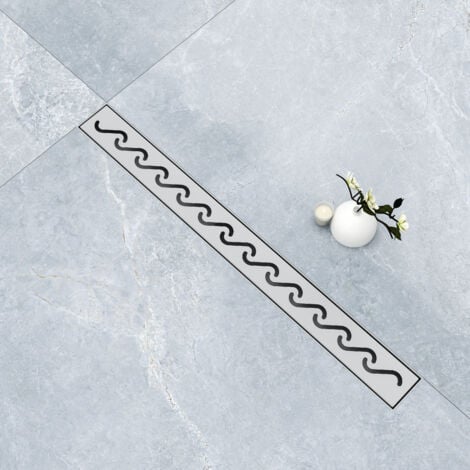 AICA Caniveau de Douche Italienne Acier Inoxydable Siphon de Sol Douche ...