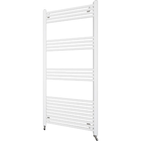 AICA Radiateur Sèche-Serviettes Blanc H150 x L60 cm, Chauffage à Eau ...