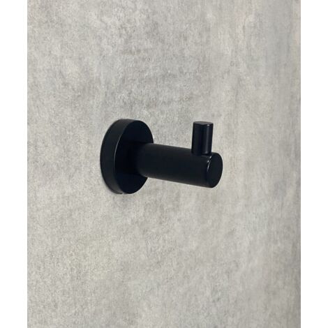 Patère crochet rond Noir - Tokio