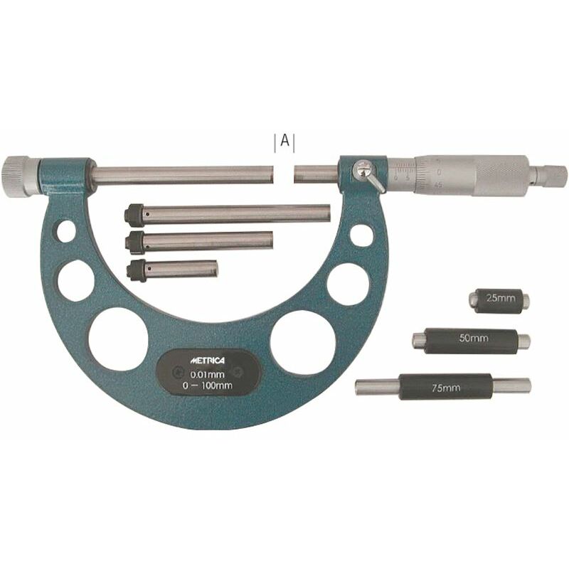 MICRÓMETRO INTERC.0-100 001 MM - 44040 - Metrica
