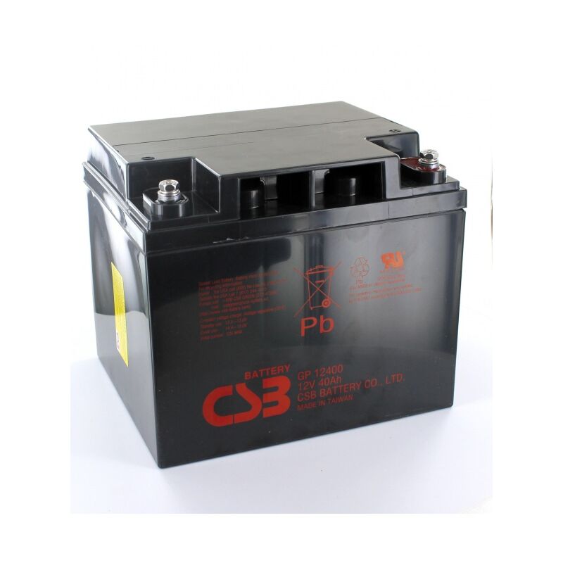 Batería 12V 40Ah CSB GP12400 plomo