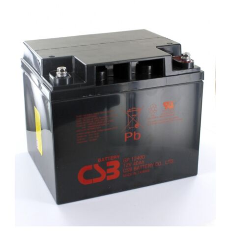 Batteria 12V 40Ah CSB GP12400 piombo