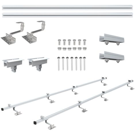 NuaSol Photovoltaic Solar Panel Mounting Set for Tiled Roof EXPANSION