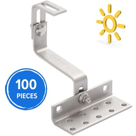 NuaSol -NuaFix 100x A2 roof hooks for photovoltaic solar modules
