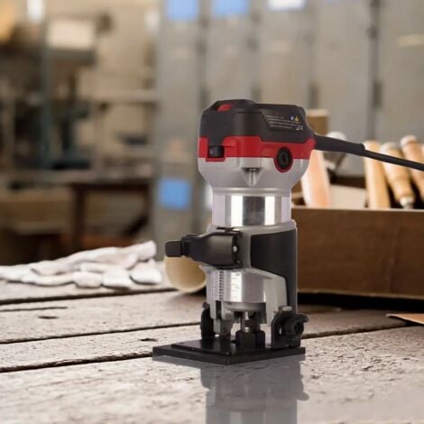 AREBOS router wood router milling machine 710W plunge base & trimmer ...
