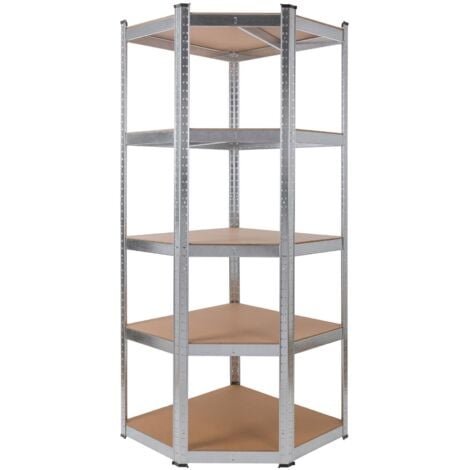 AREBOS Corner Shelving Storage Shelving Heavy Duty Shelving Workshop ...