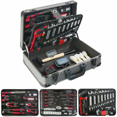 AREBOS Aluminium Tool case 600 pcs Tool box Tool Suitcase